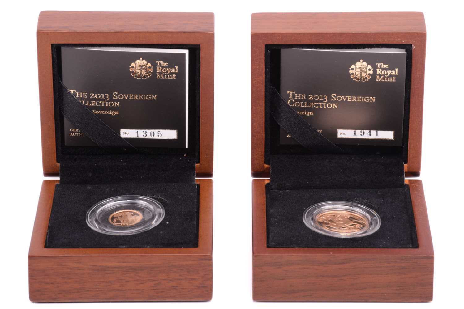 Lot 351 - 2013 Sovereign collection gold proof
