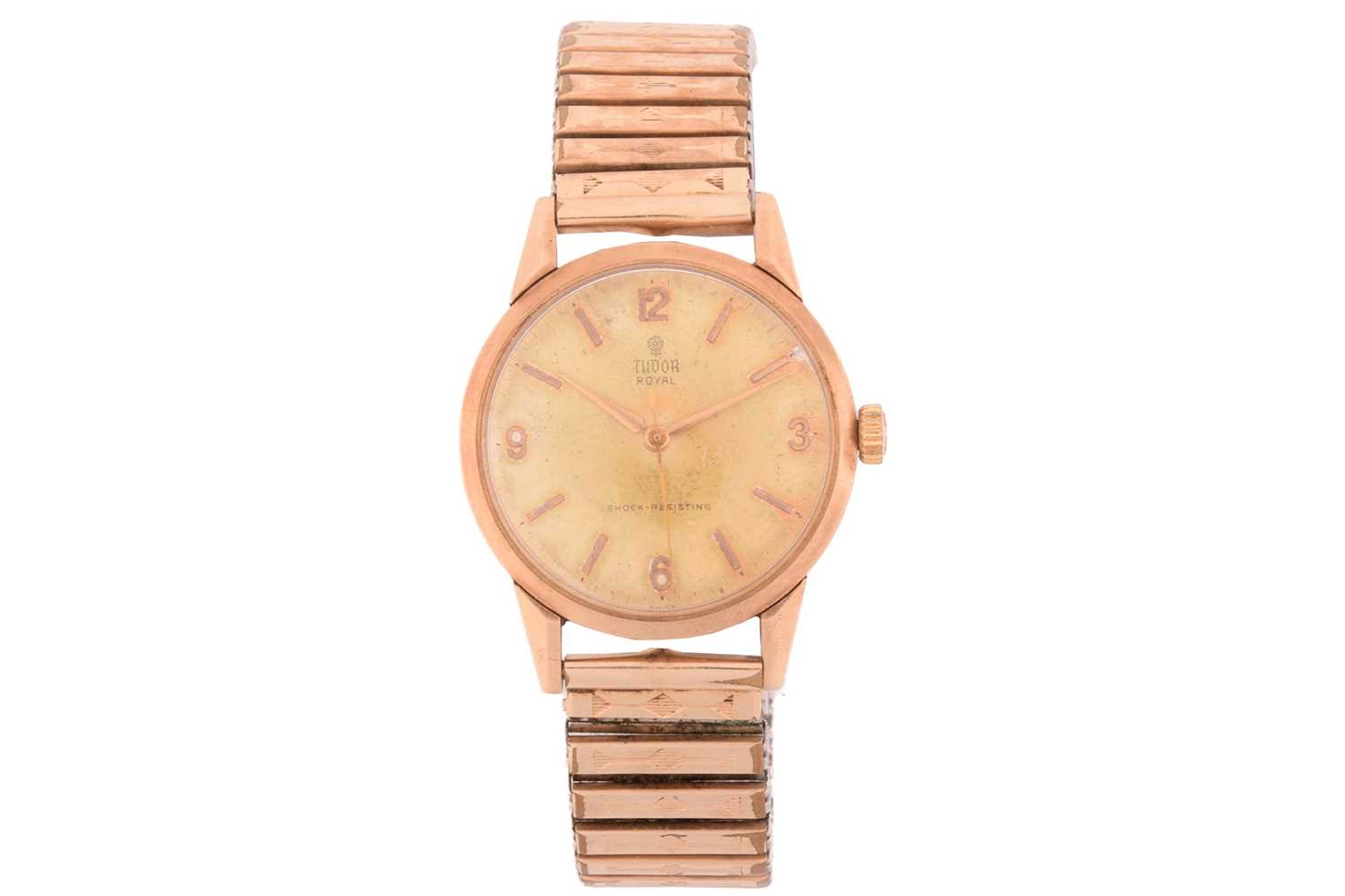 Lot 277 - A Tudor Royal 9ct automatic gentleman's