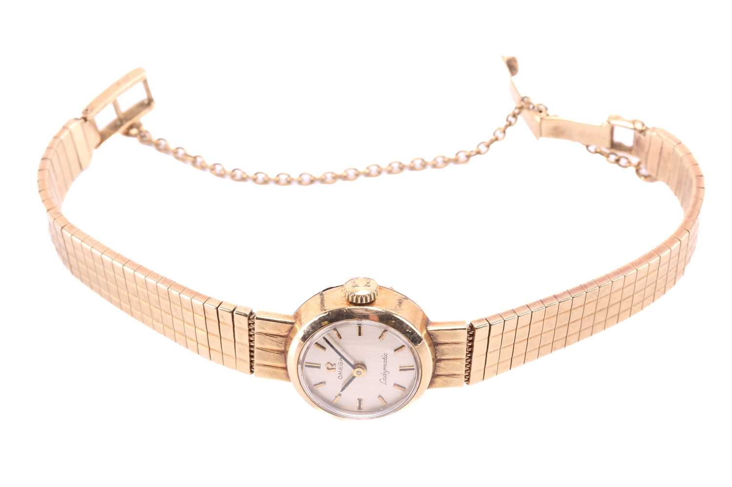 Lot 299 - An Omega Ladymatic 9ct gold lady's