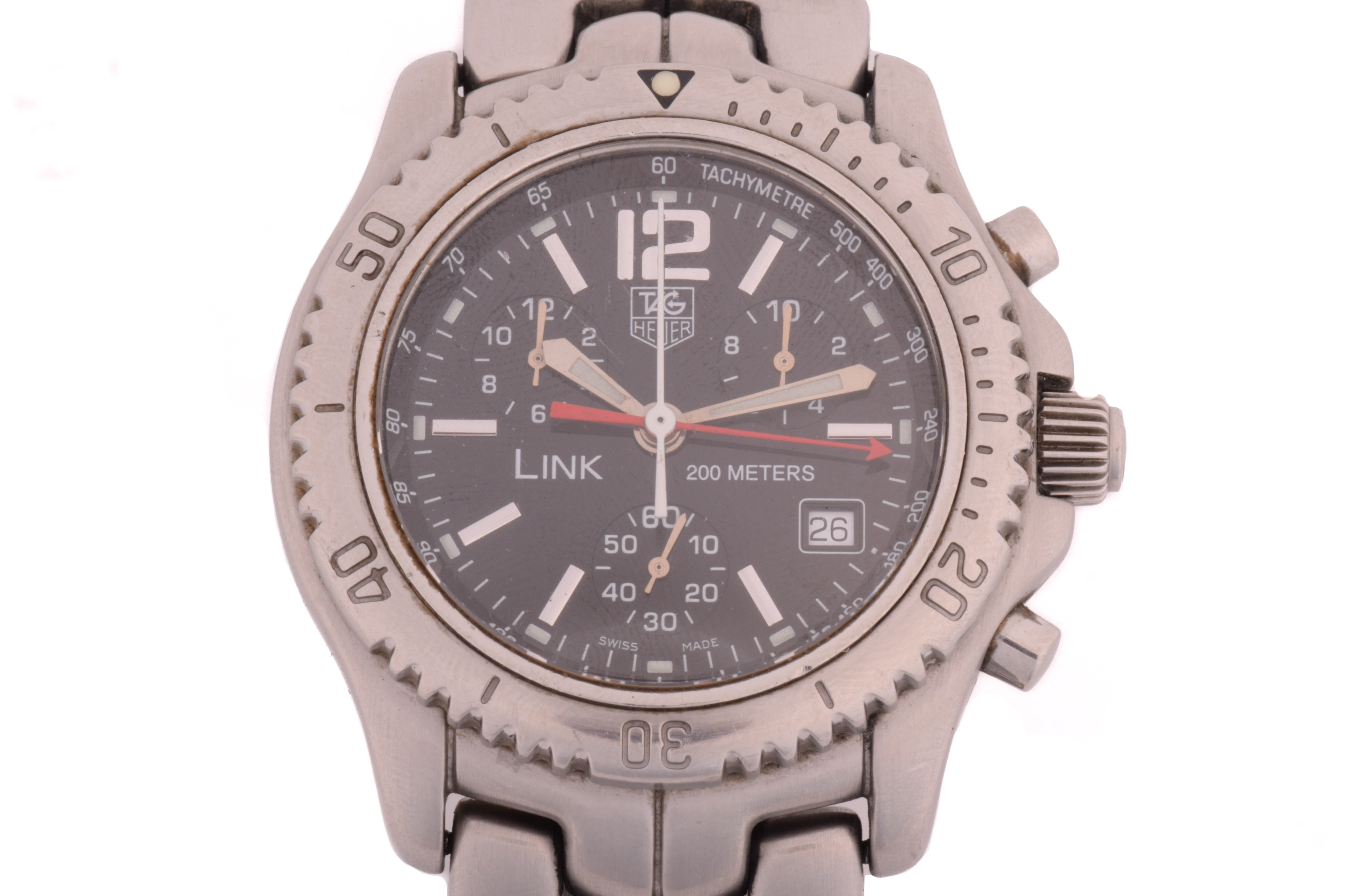 Lot 453 - A TAG Heuer Link Chronograph Jason Bourne