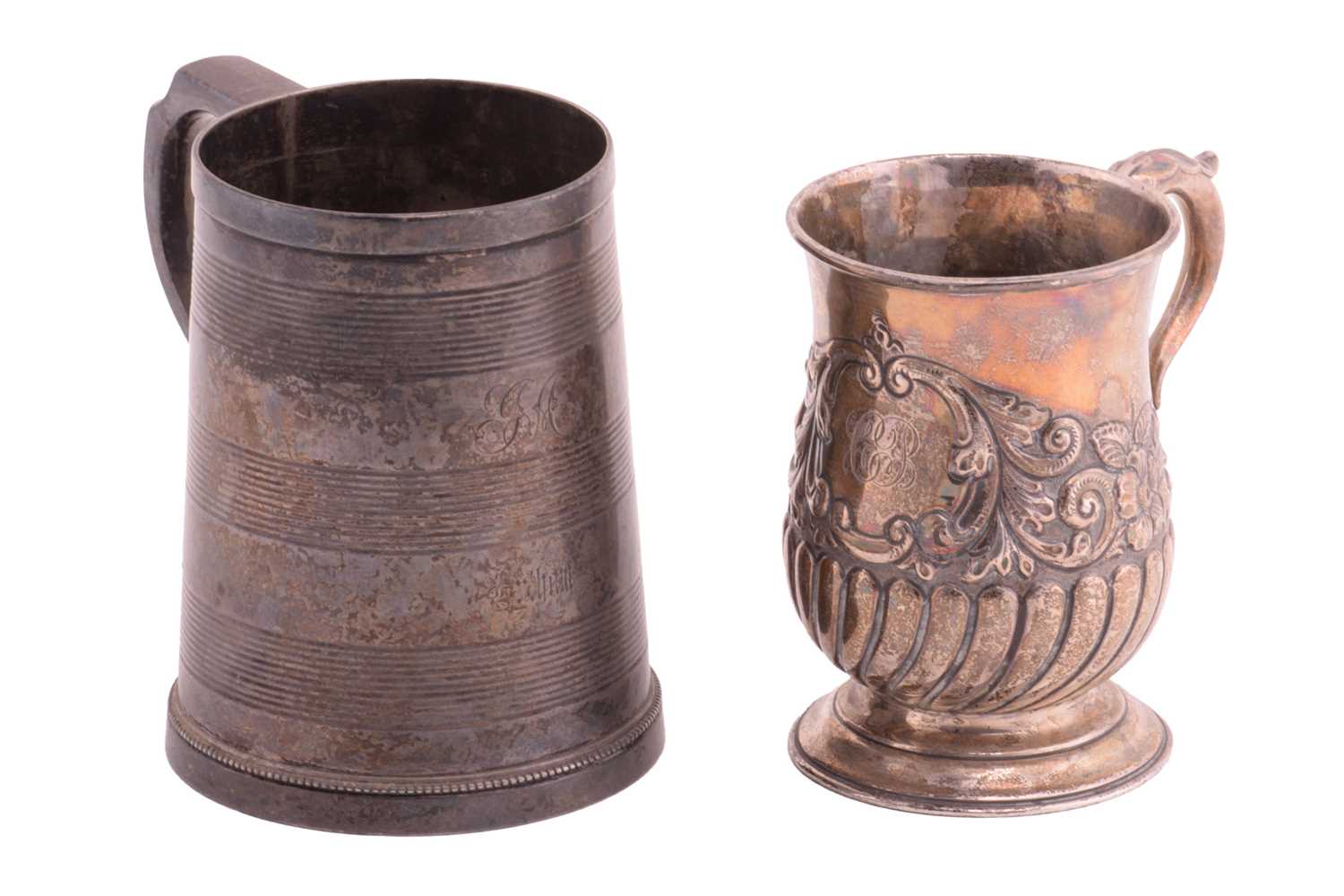 Lot 503 - A Victorian silver tankard, by Josiah