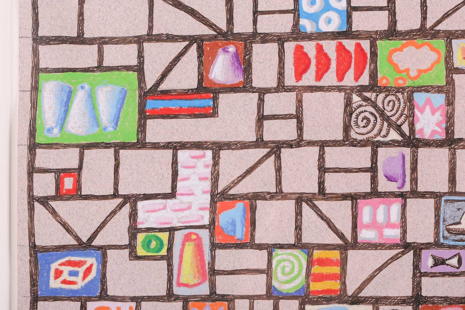 Lot 55 - Sarah Raphael (1960 - 2001), Study for Strip