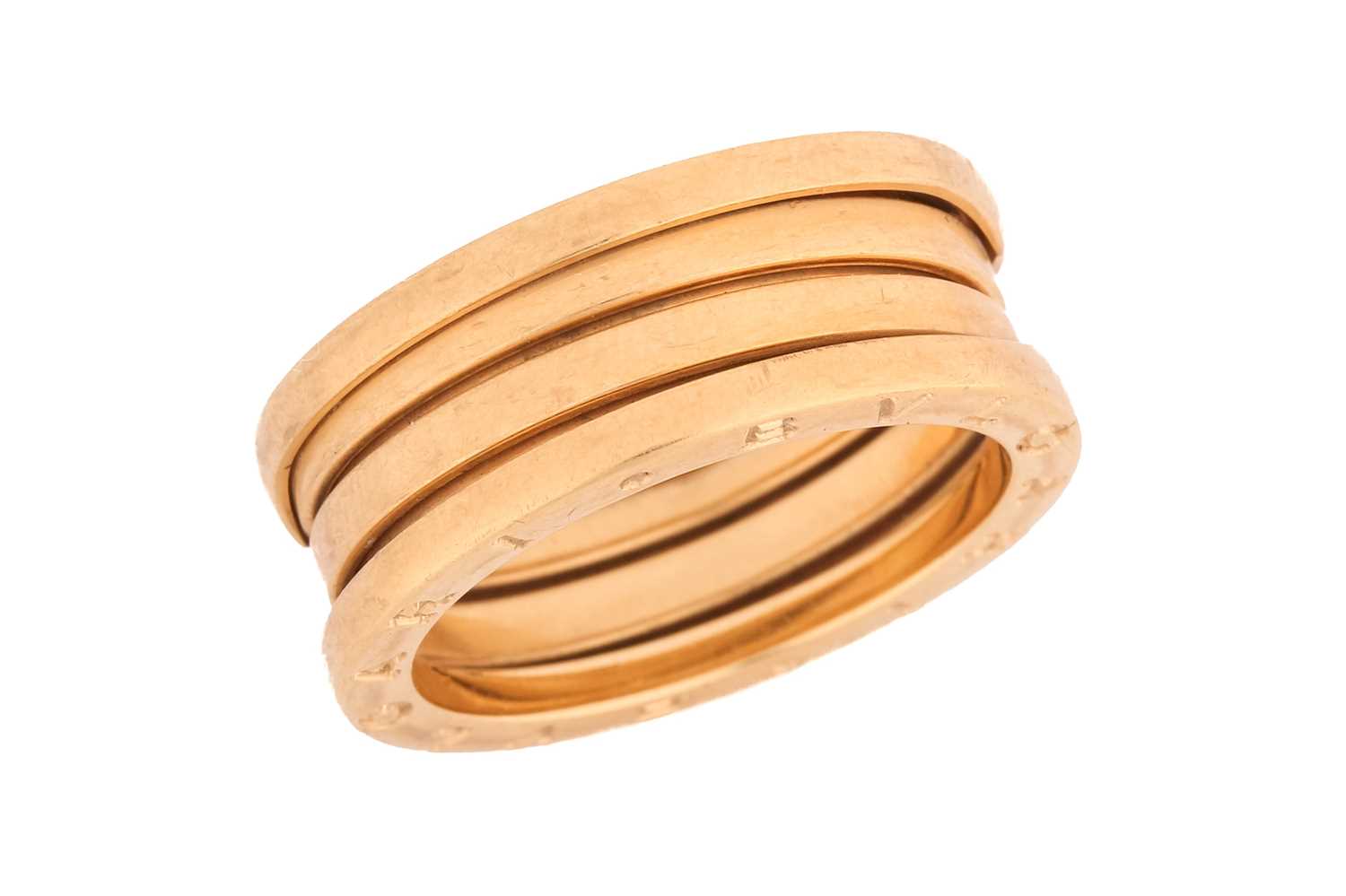 Lot 175 - Bulgari - a B.zero1 ring in yellow metal,