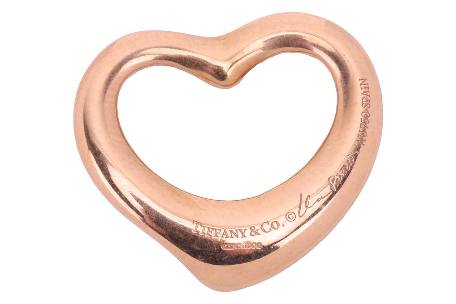 Lot 148 - Tiffany & Co - an Elsa Peretti open heart
