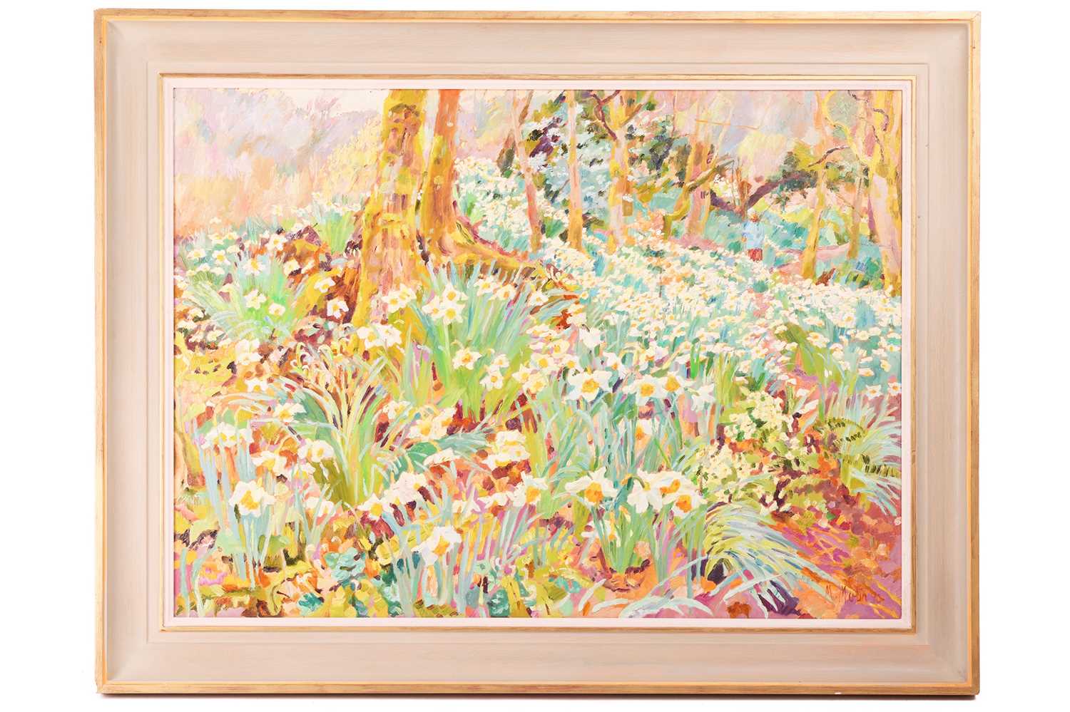 Lot 109 - Mary Martin (b. 1951), 'Narcissus Wood in