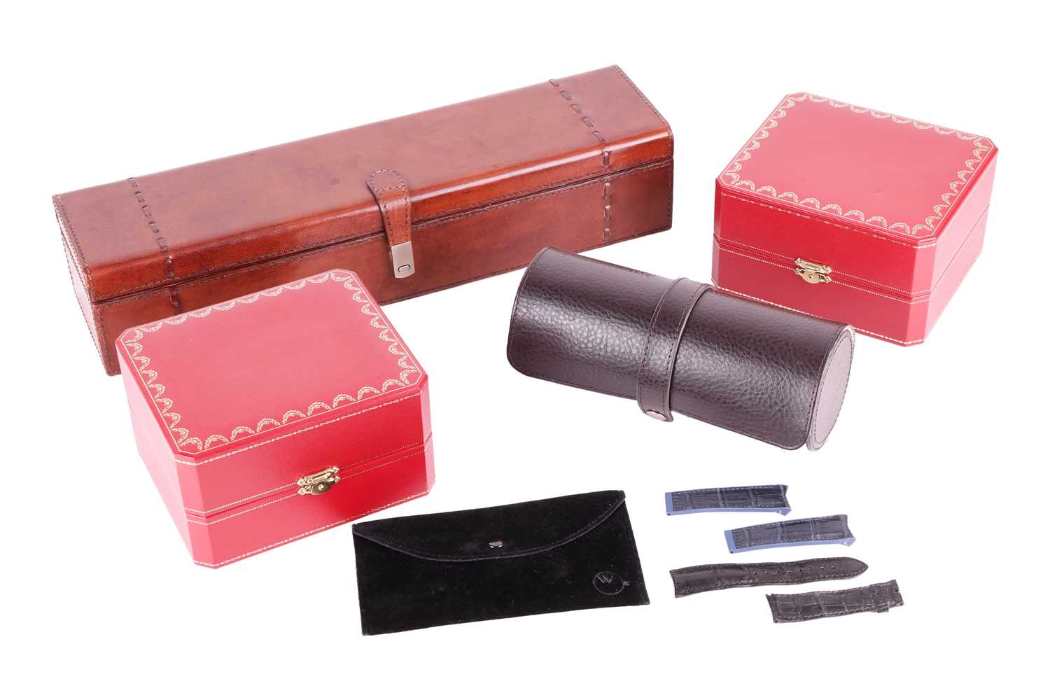 Lot 156 - A collection of watch storage cases together