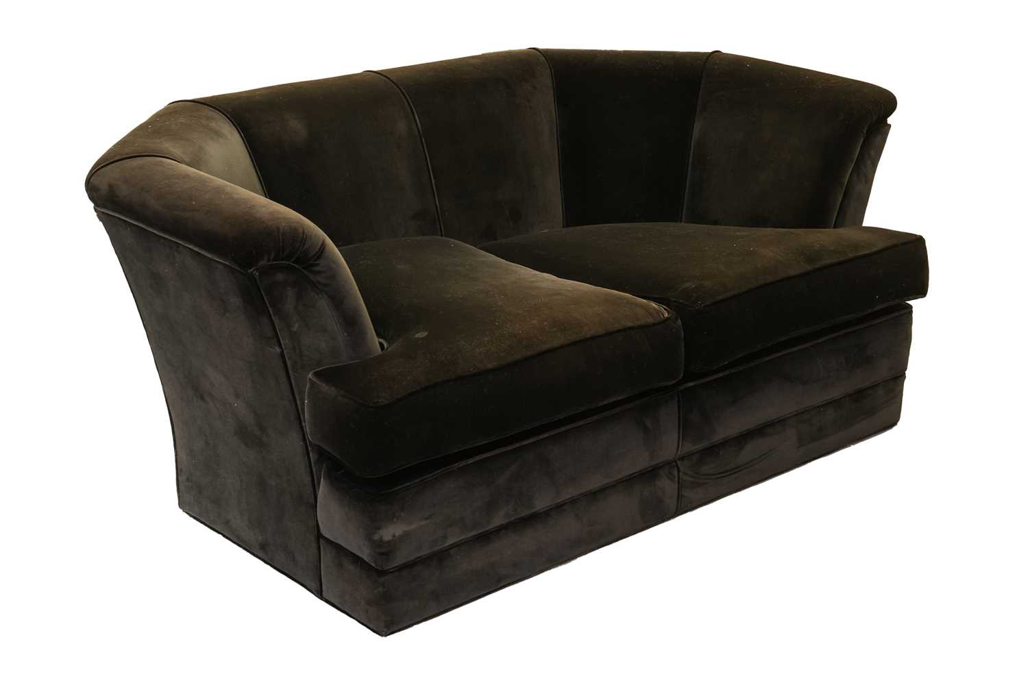 Lot 107 - Gascoigne Designs; a two-seat sofa, with