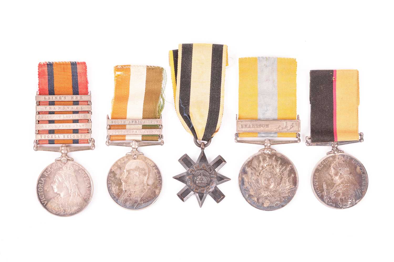 Lot 225 - A Victorian/Edwardian Five-Medal group to