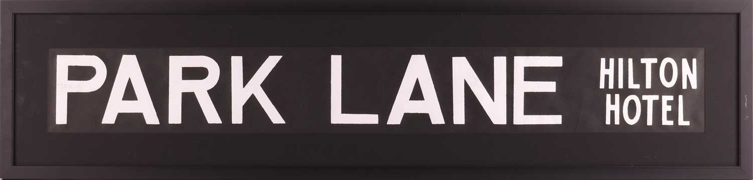 Lot 53 - Original 1960s London Bus Blinds: includes,