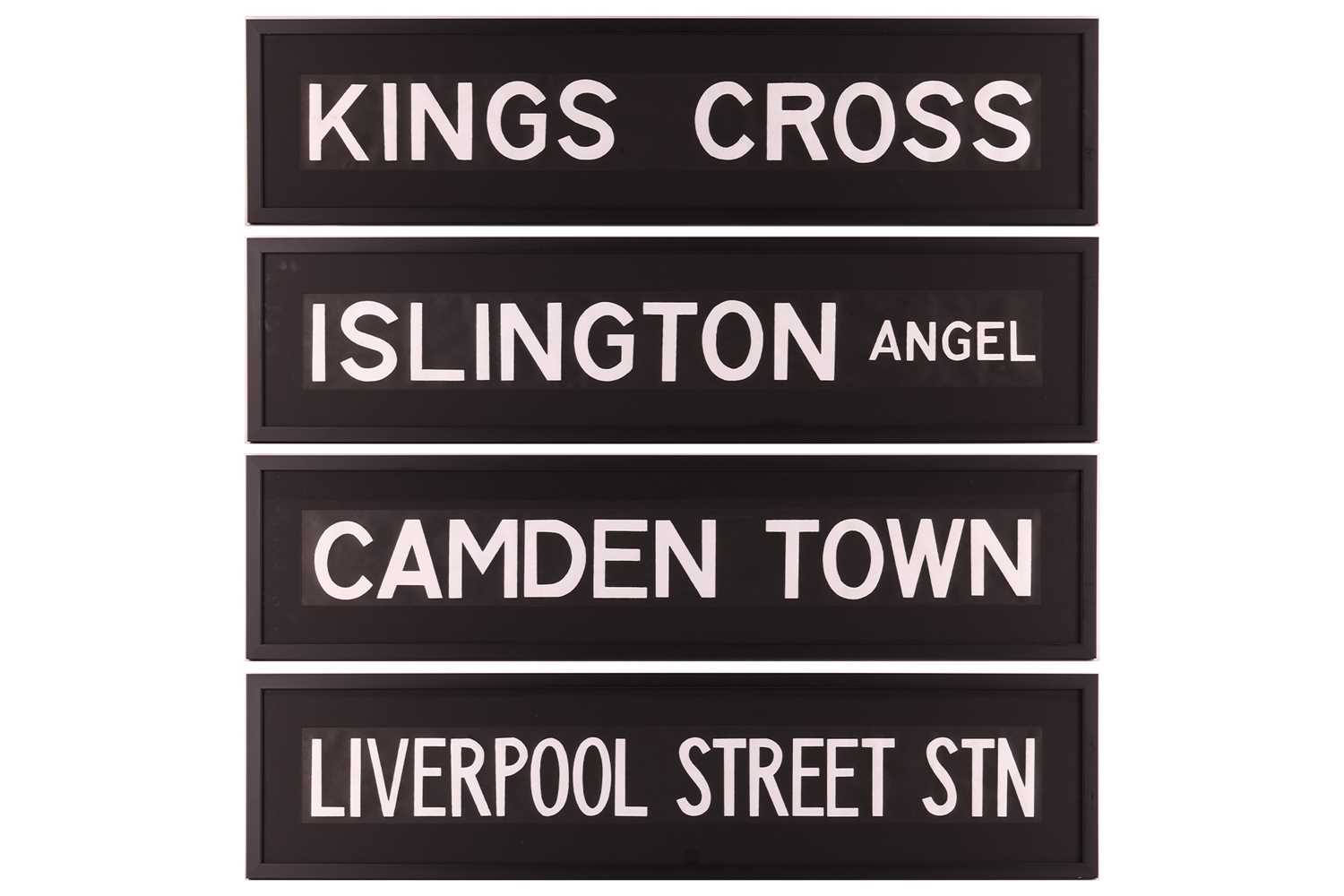 Lot 13 - Original 1960s London Bus Blinds - includes,