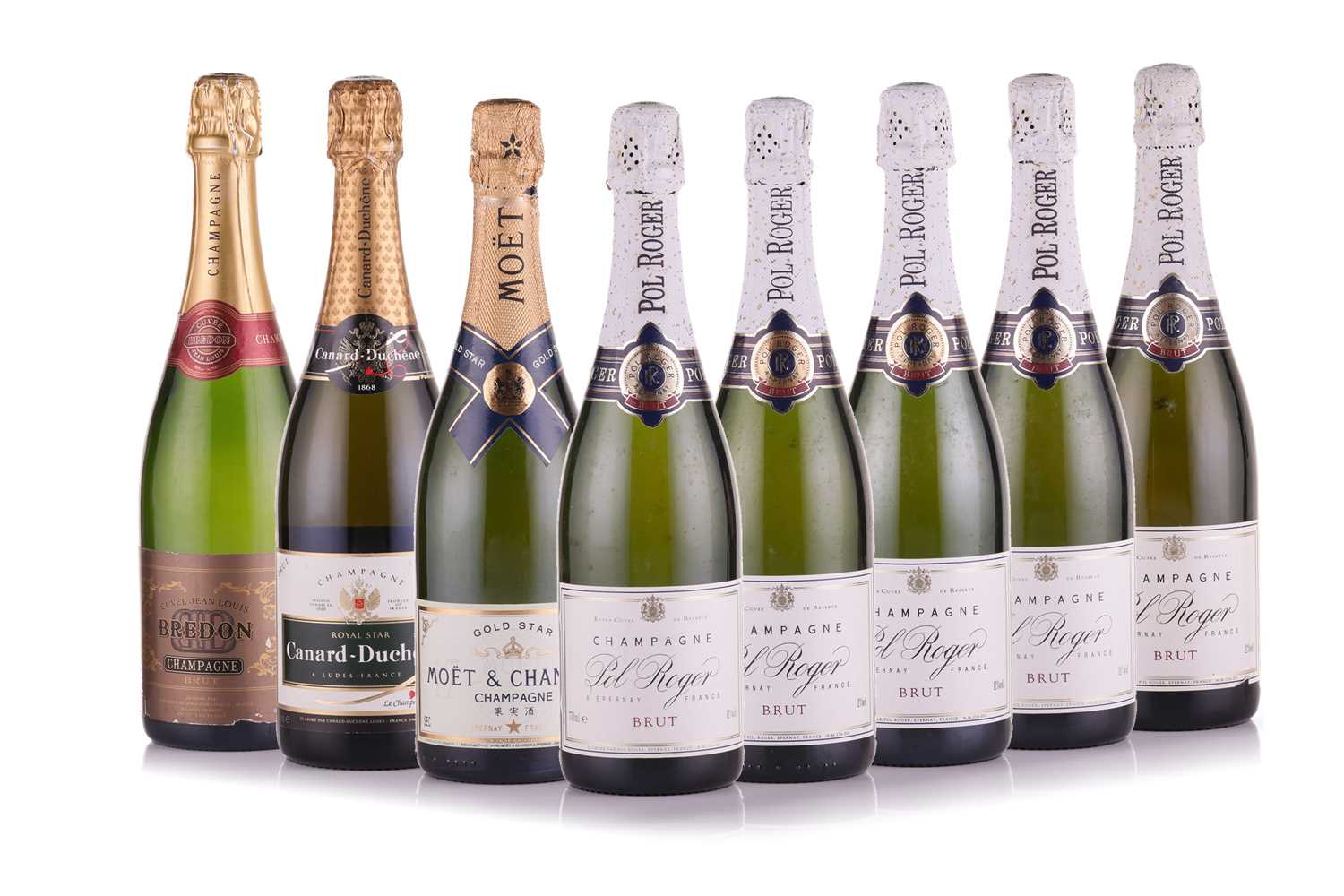Lot 240 - Eight bottles of assorted Champagne,