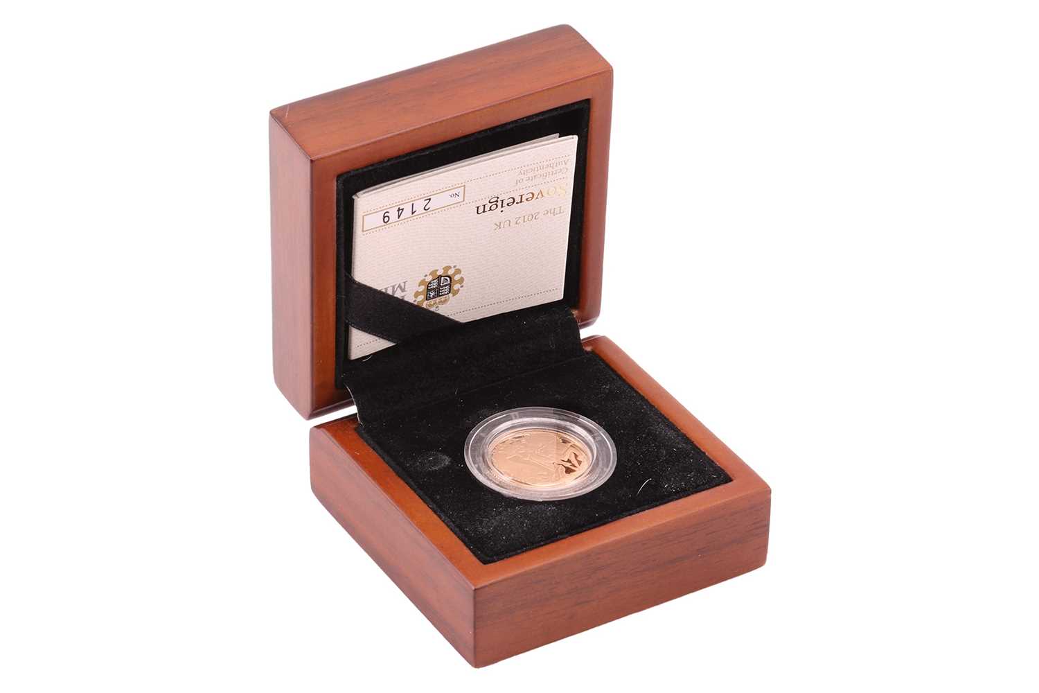 Lot 54 - A 2012 Limited Edition Proof Sovereign, in