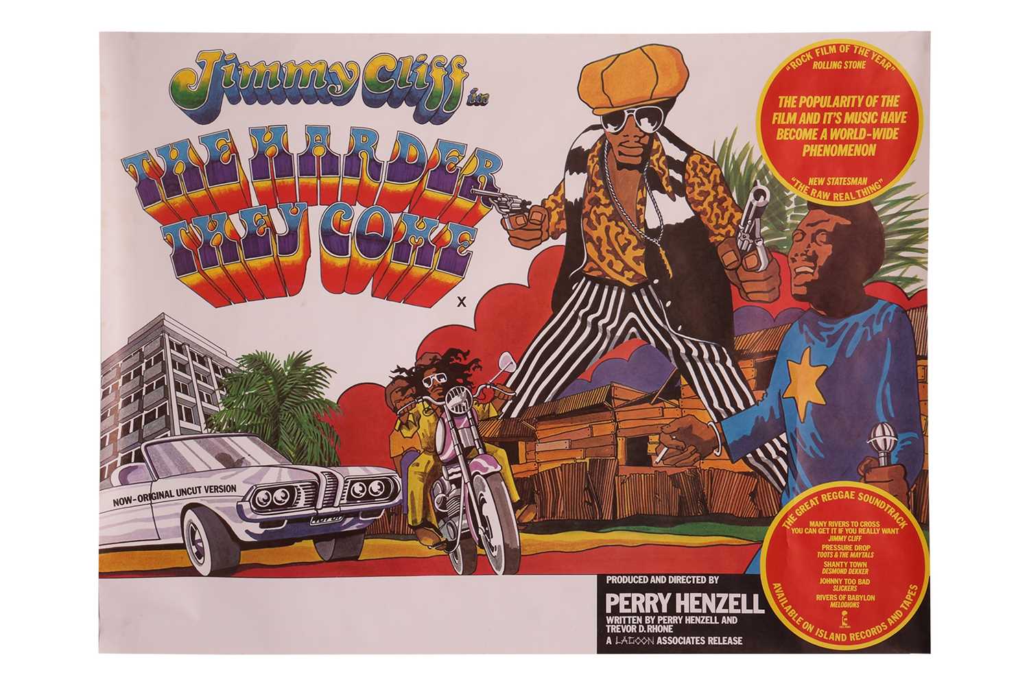 Lot 336 - The Harder They Come (1972) British Quad, 40