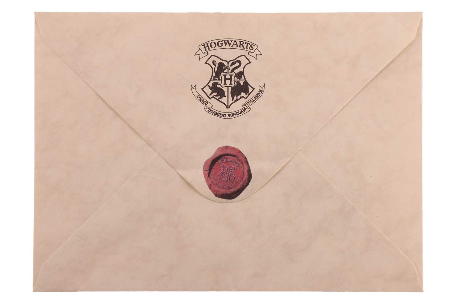 Lot 108 - Harry Potter: Hogwarts Acceptance Envelope