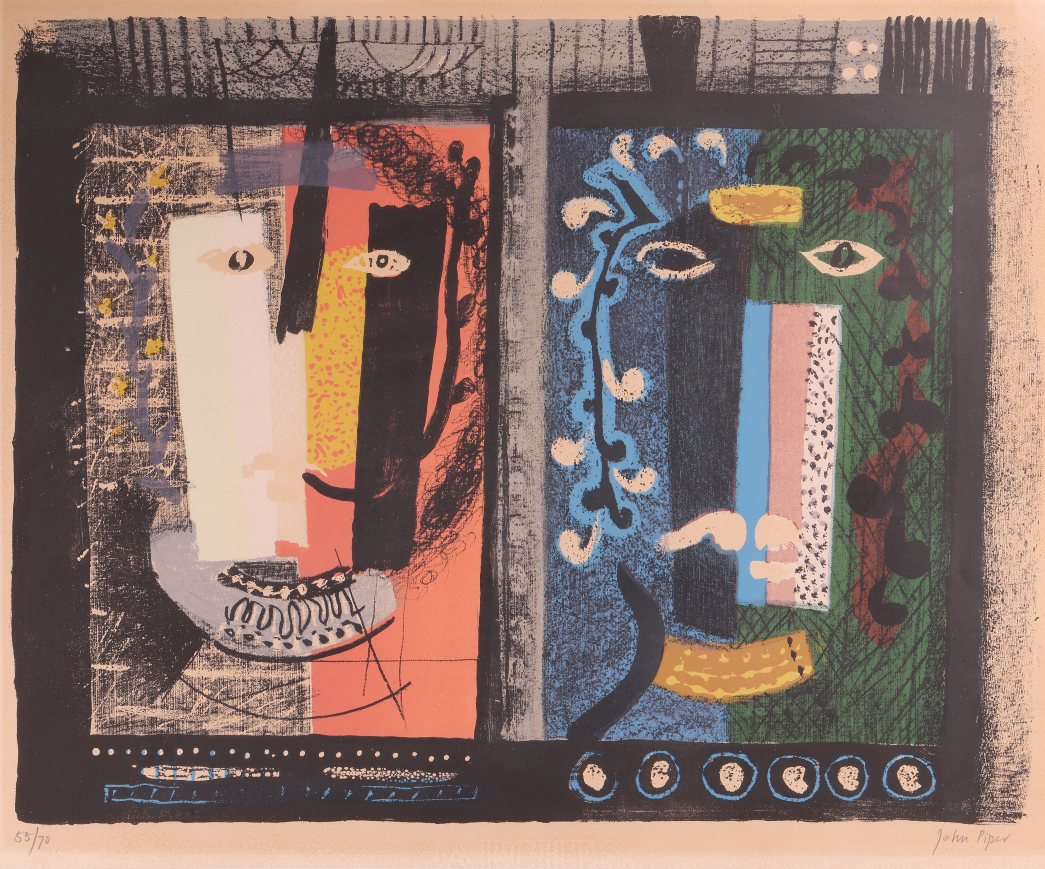 Lot 66 - John Piper (British 1903-1992) Foliate Heads