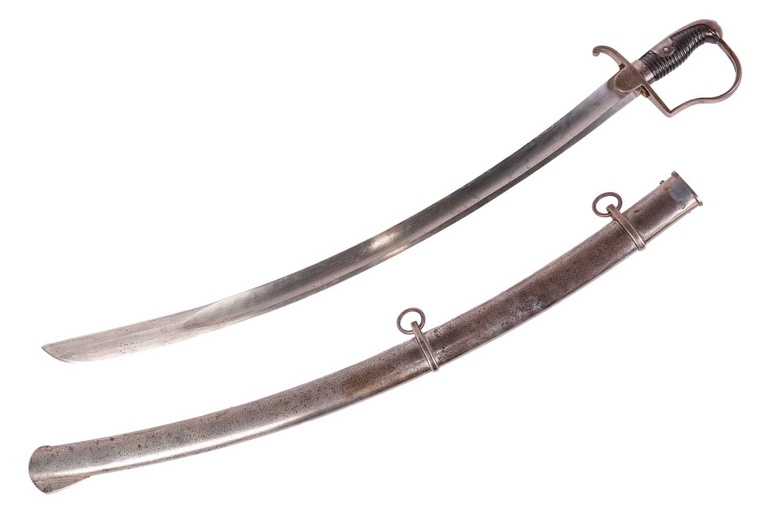 Lot 183 - A 1796 type lightweight cavalry sabre