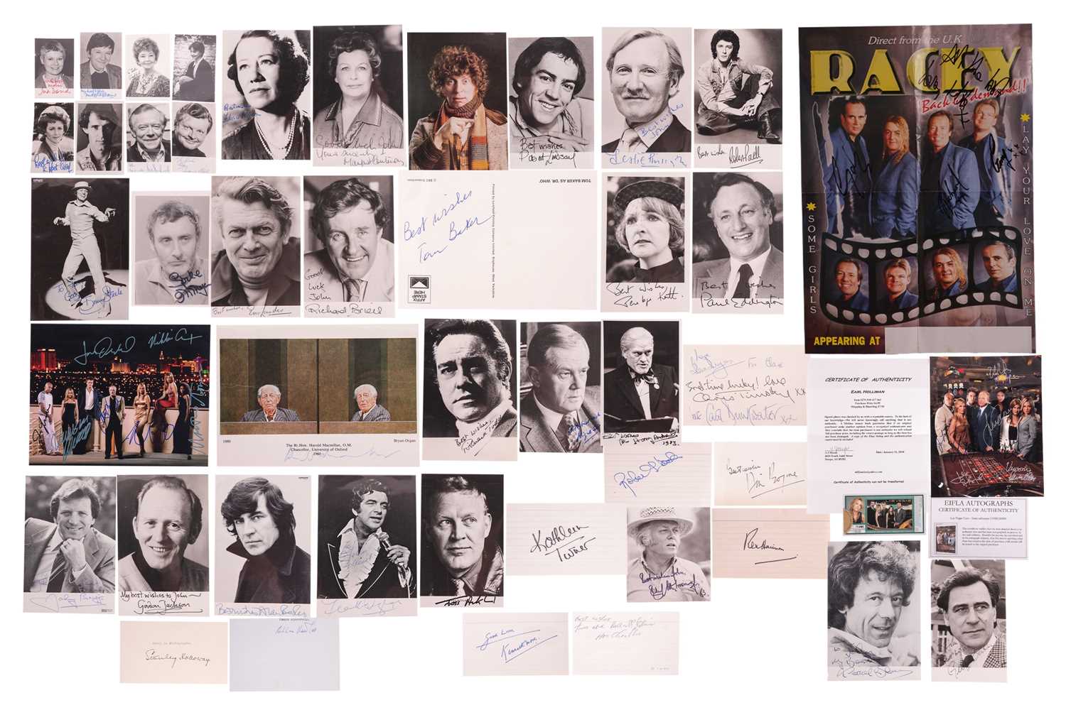 Lot 2 - Autographs: Stage, Screen, Political and