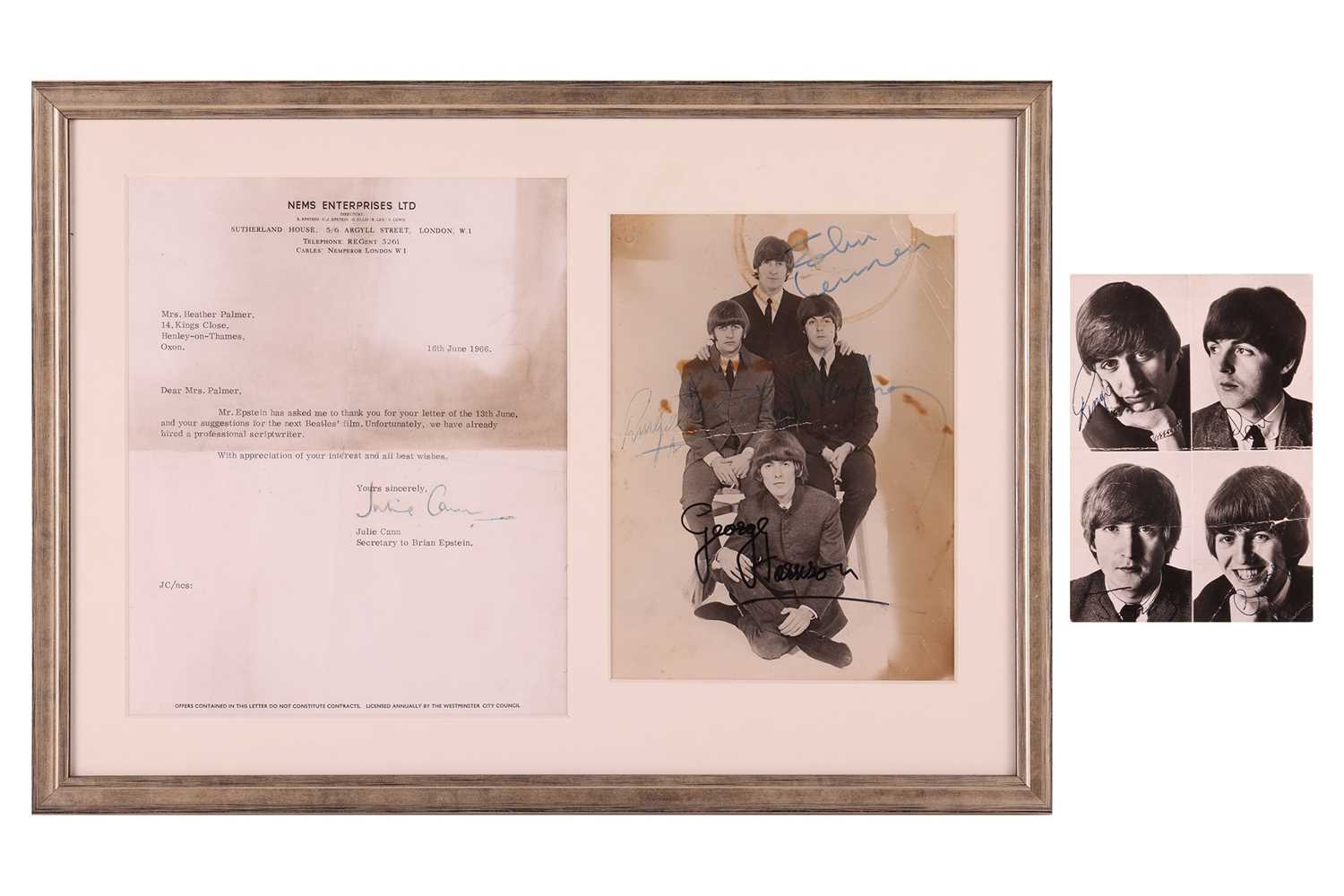 Lot 154 - The Beatles: Brian Epstein secretarial Typed
