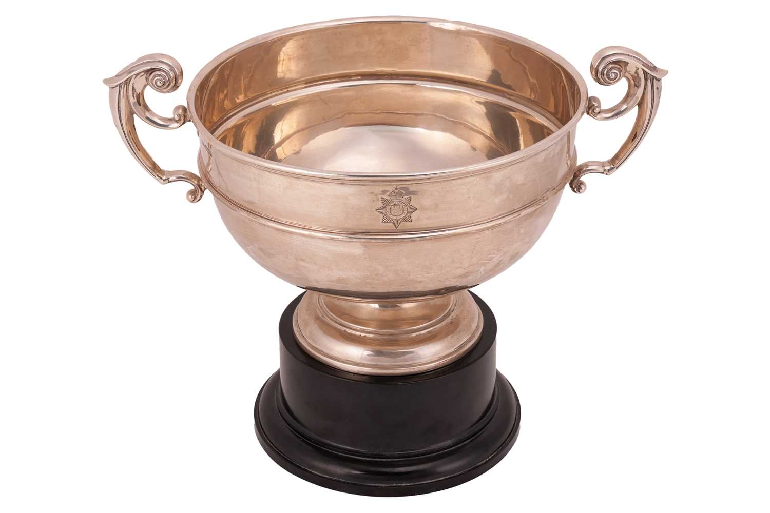 Lot 57 - A silver East Surrey Regimental Challenge Cup,