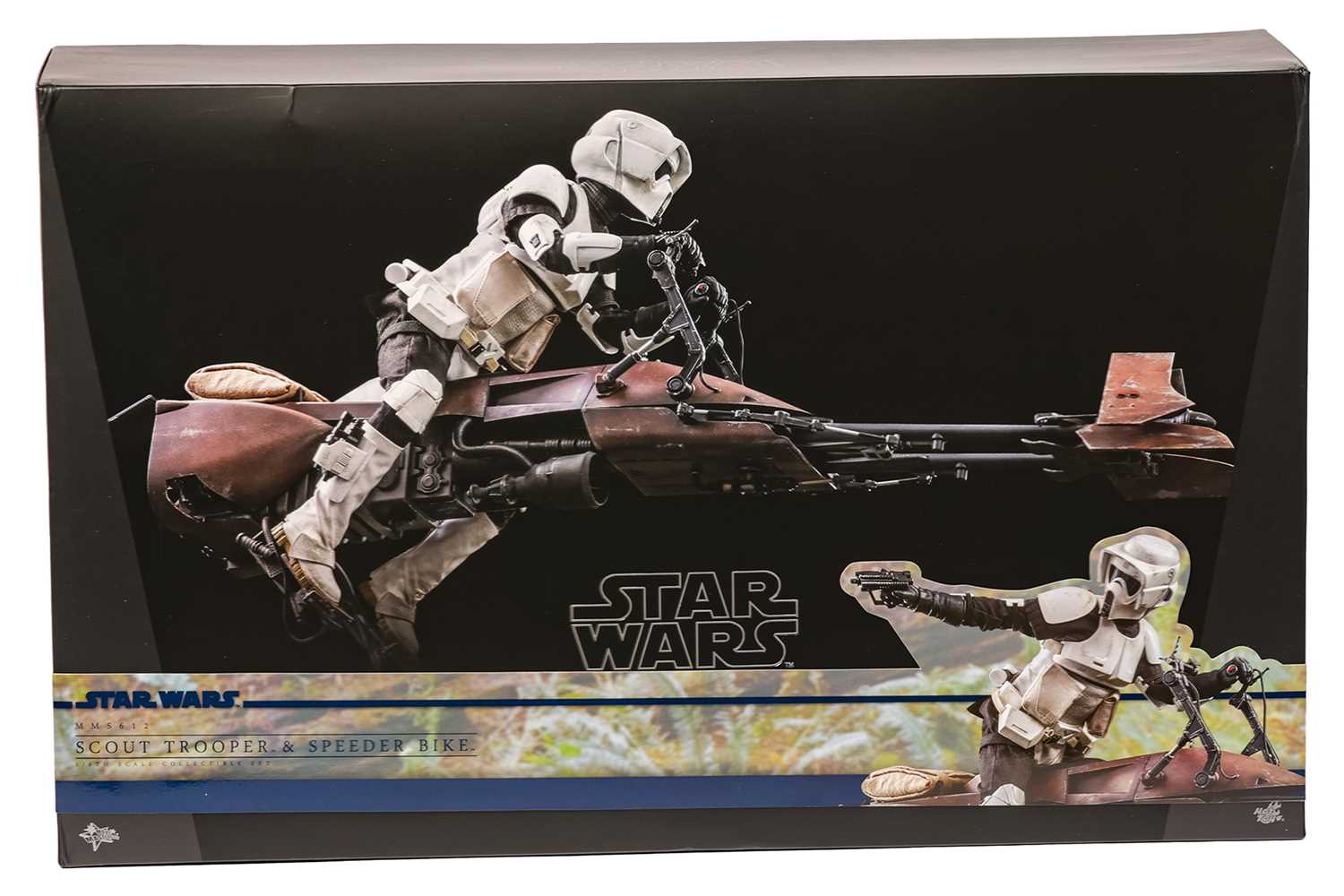 Lot 13 - A Star Wars Hot Toys Scout Trooper & Speeder
