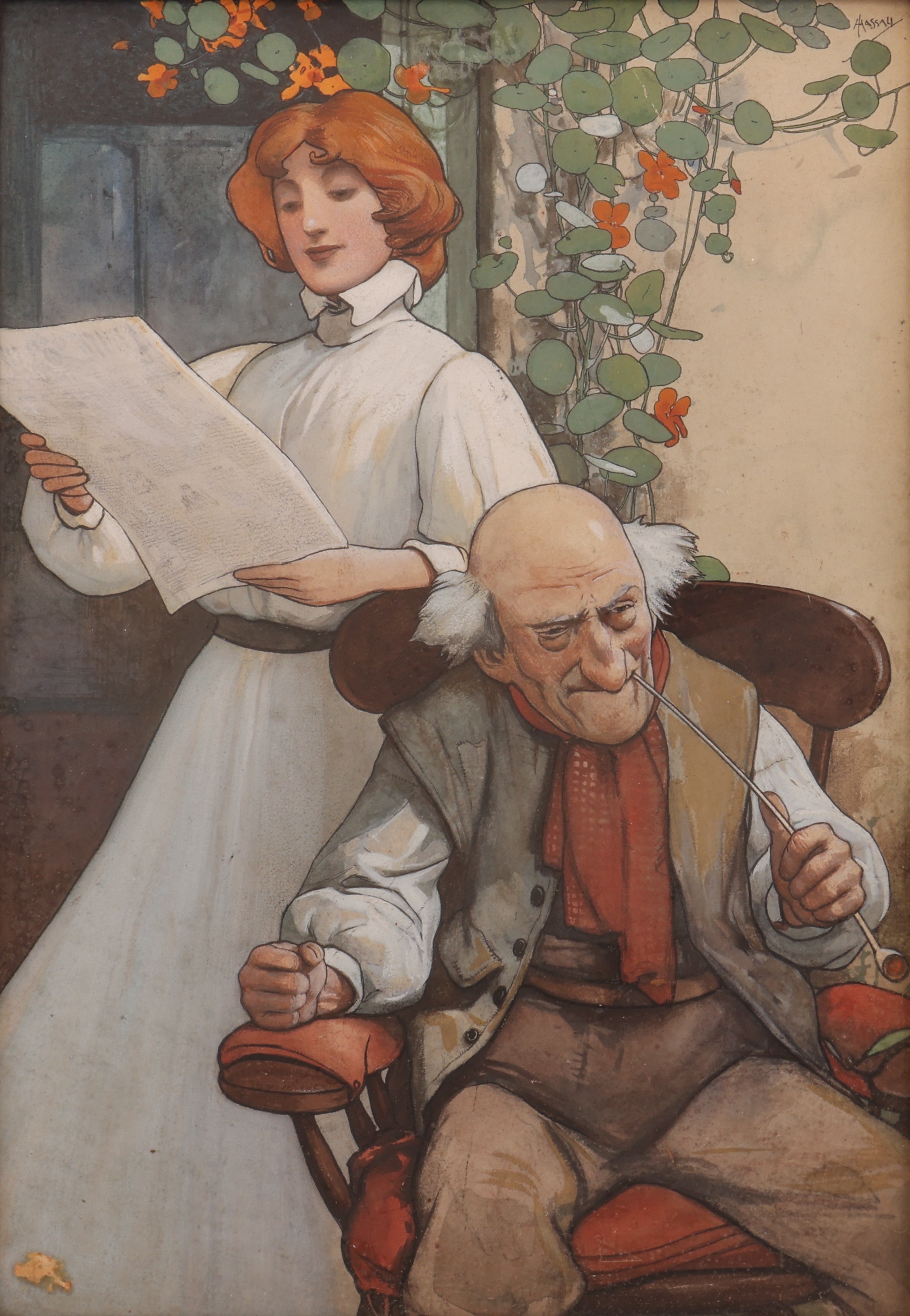 Lot 29 - John Hassall (British, 1868-1948), Figure