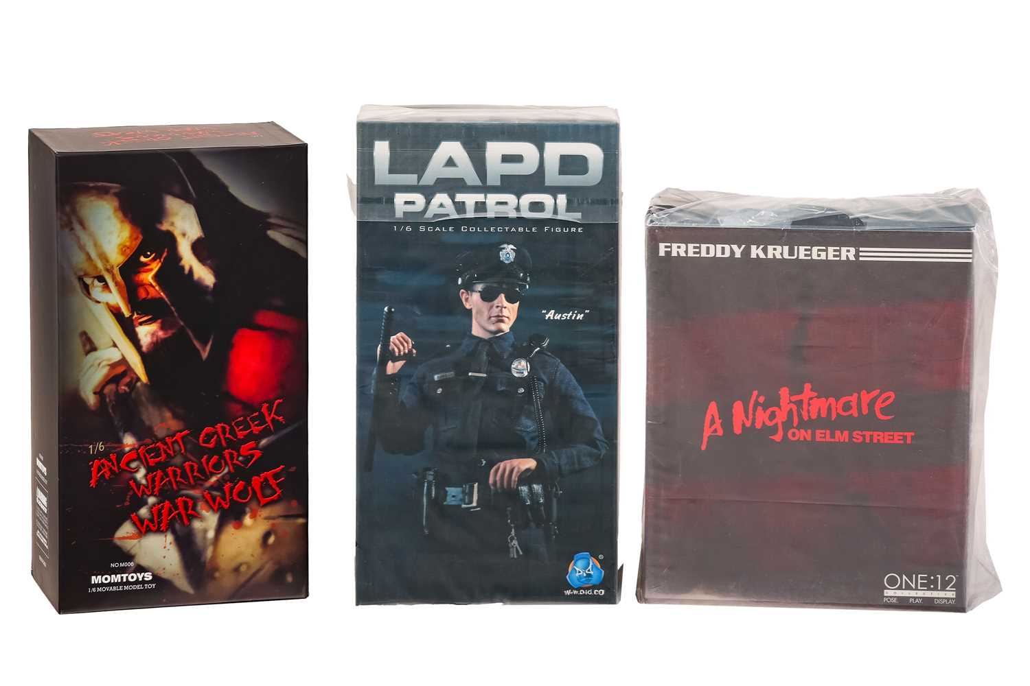 Lot 43 - A DID 'LAPD Patrol Austin' 1:6 scale figure,