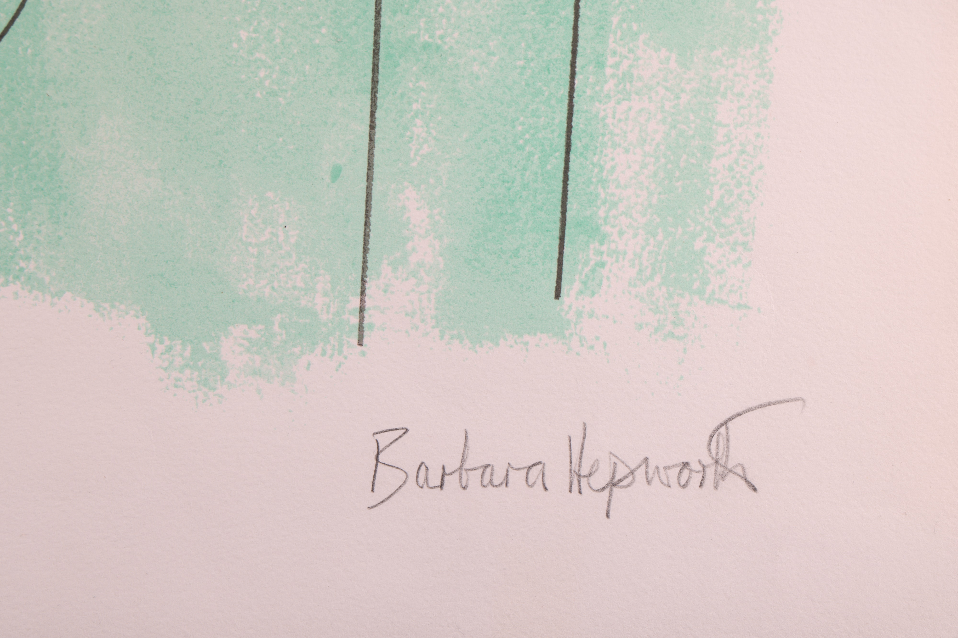 Lot 31 - Barbara Hepworth (British 1903-1975) Green