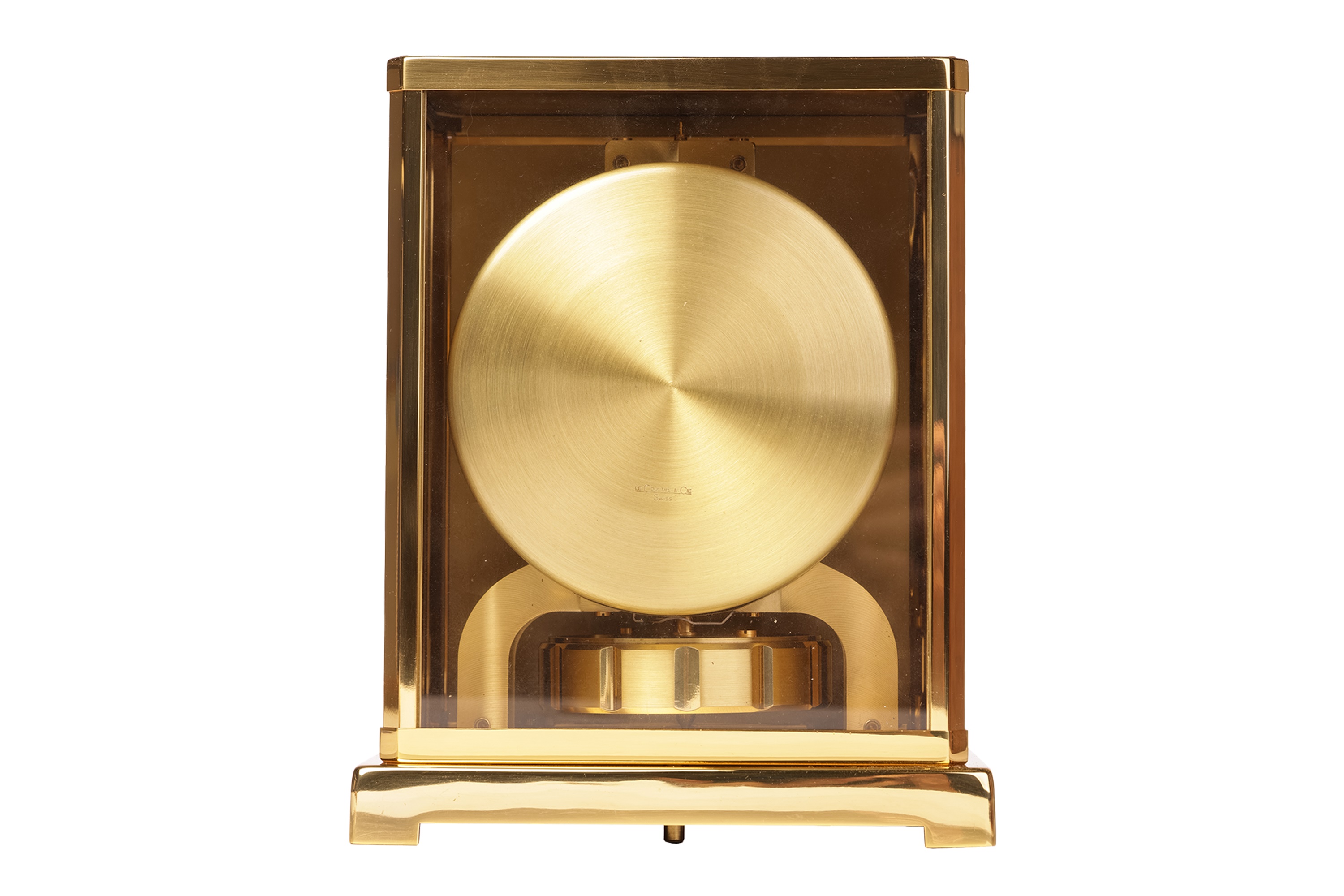 Lot 81 - A Jaeger Le Coultre Atmos clock, calibre 526,