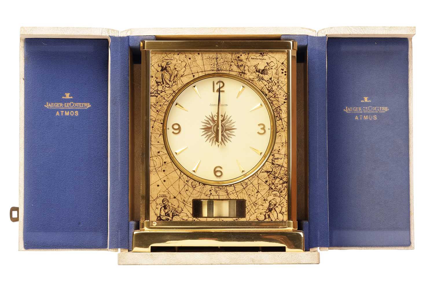 Lot 81 - A Jaeger Le Coultre Atmos clock, calibre 526,
