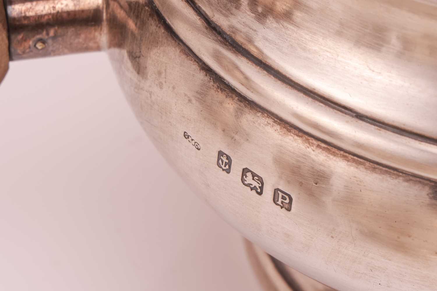 Lot 389 - A 20th-century silver four-piece tea set,