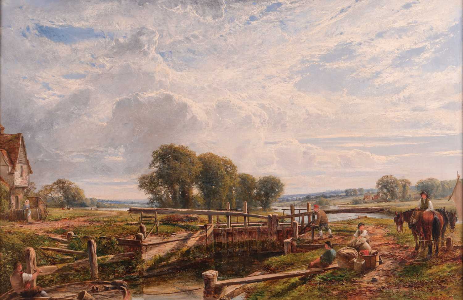 Lot 18 - William W. Gosling (British 1824-1883) Near