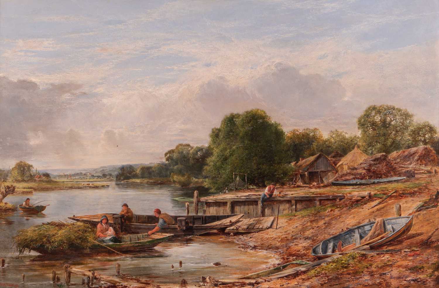 Lot 19 - William W. Gosling (British 1824-1883) Near