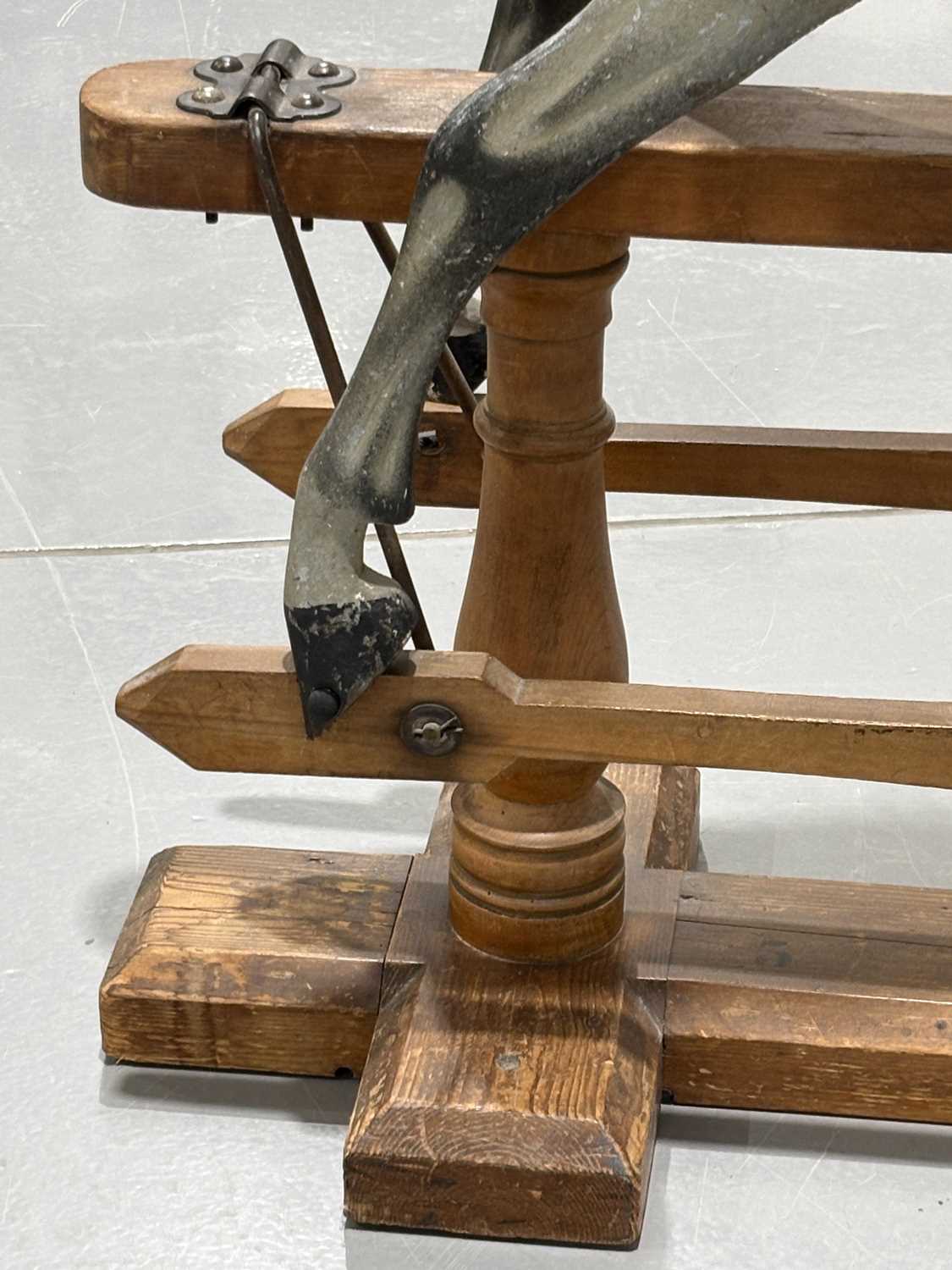 Lot 4 - An Ayres type dappled grey painted rocking