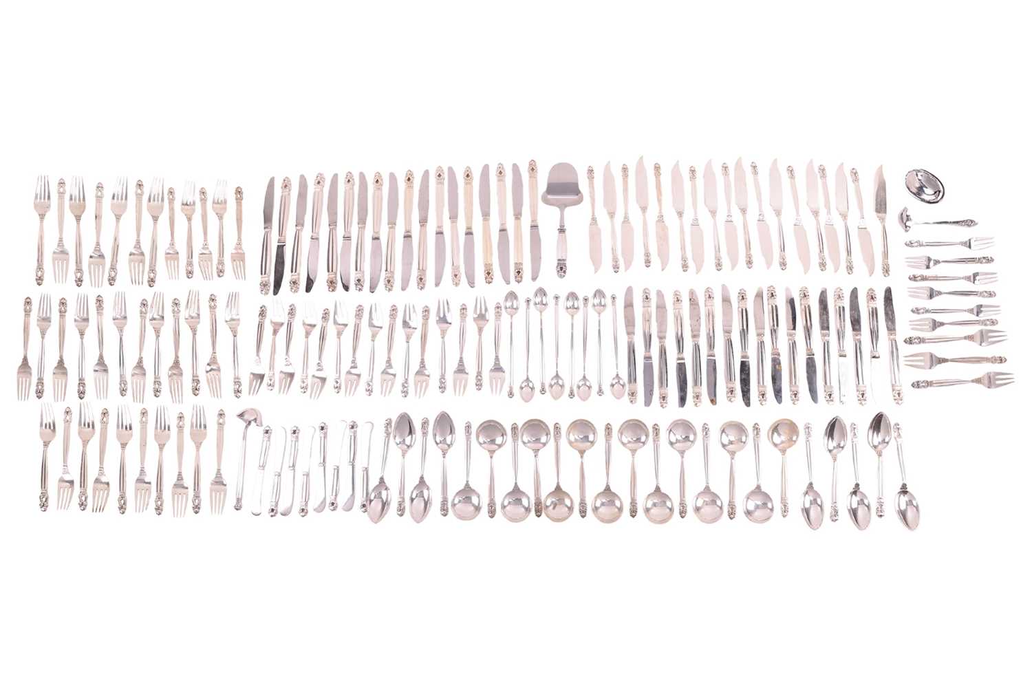 Lot 247 - An extensive part canteen of Georg Jensen