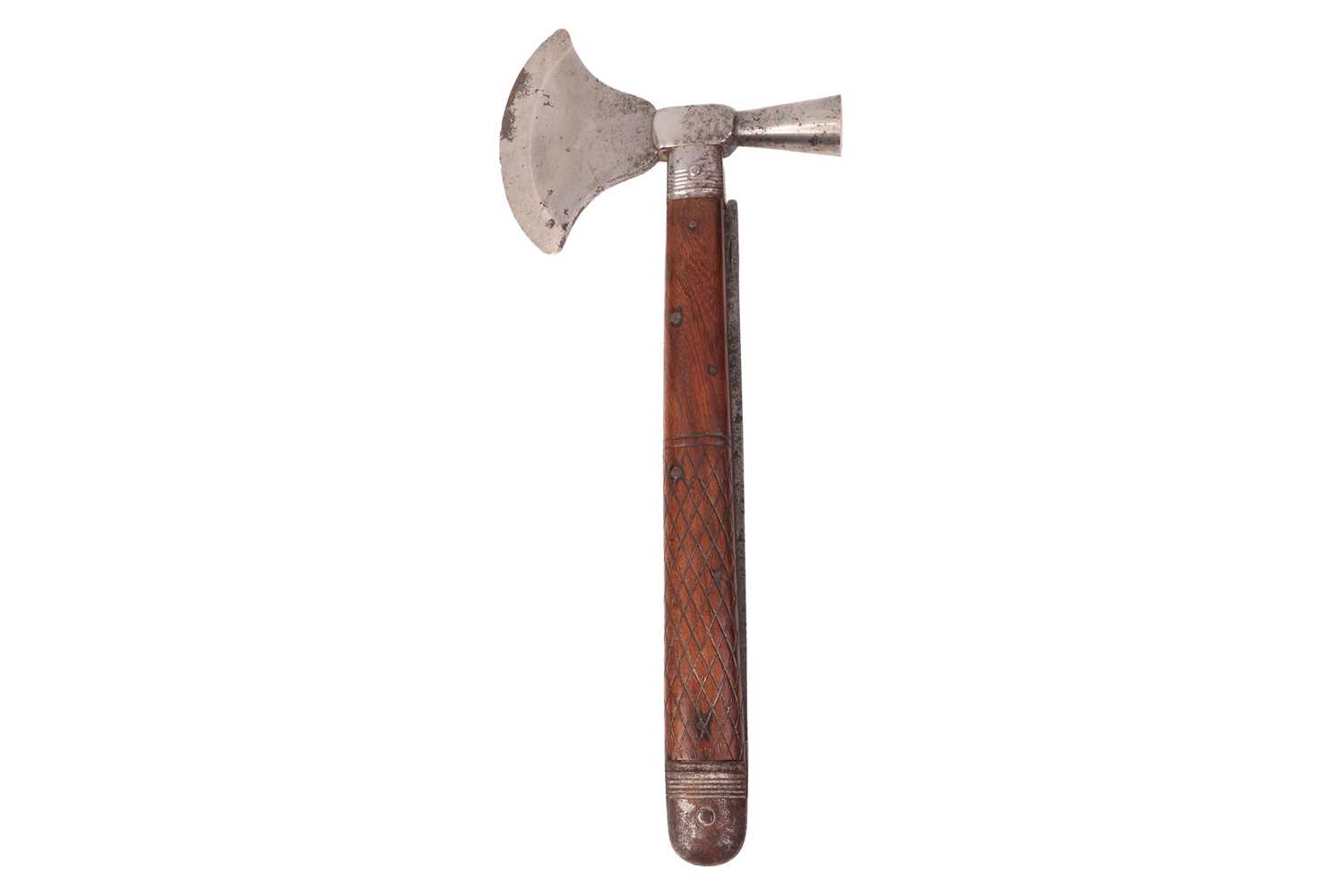 Lot 196 - An Edwardian fireman's axe, the blade