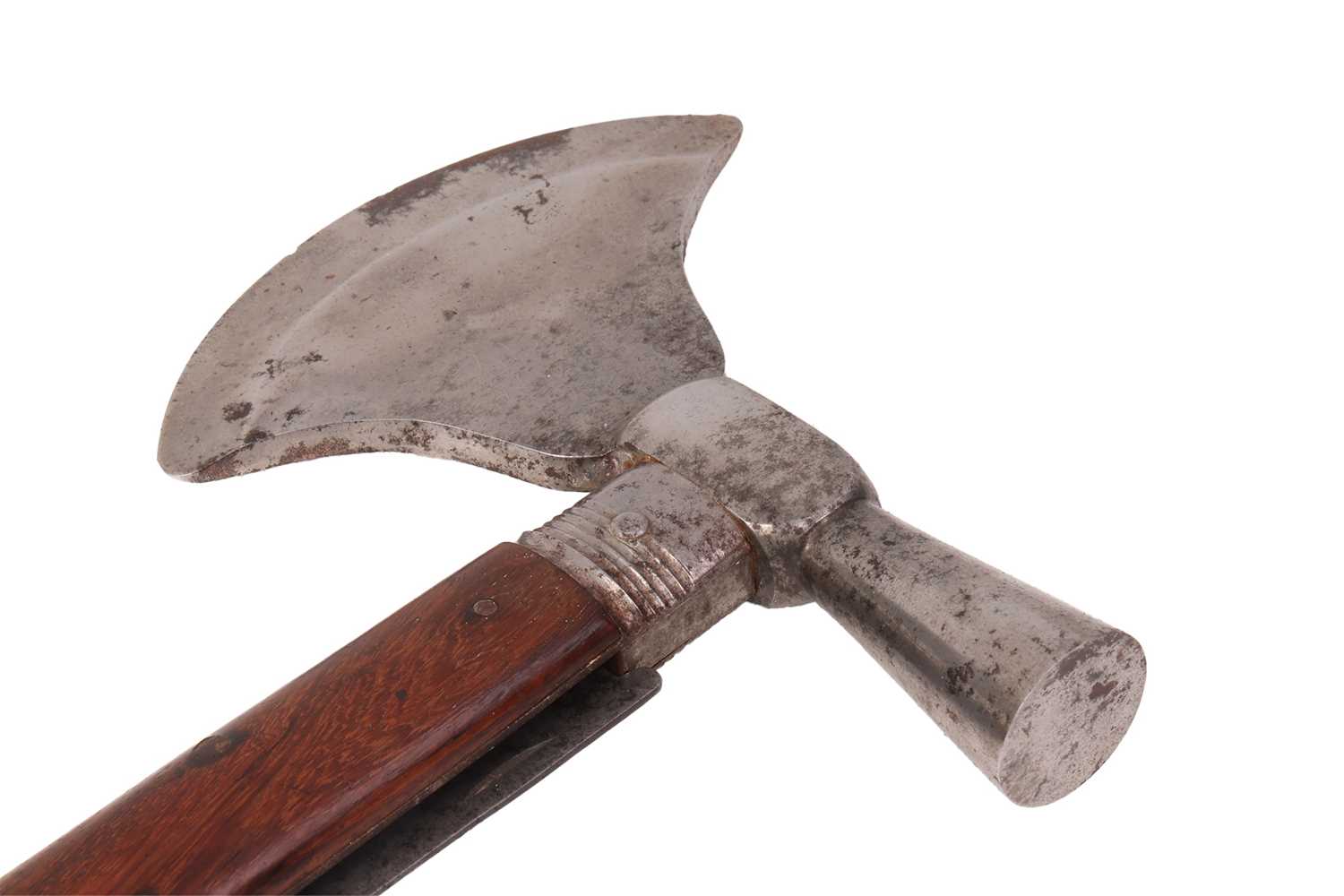 Lot 196 - An Edwardian fireman's axe, the blade